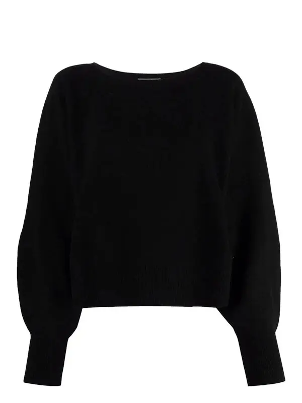 Alberta Ferretti V-neck Ruffled Sweater - Multicolor