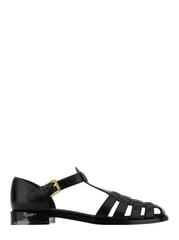 Church's Leather Kelsey Ballerinas - Black