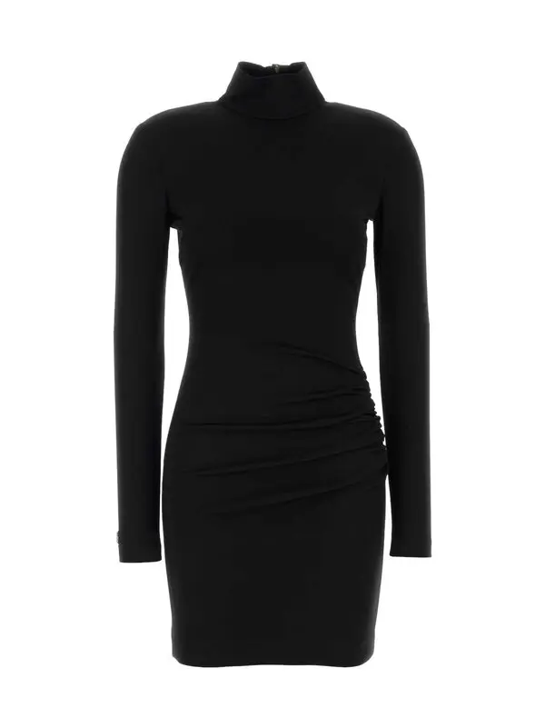 Dolce & Gabbana Stretch Viscose Blend Mini Dress - Black