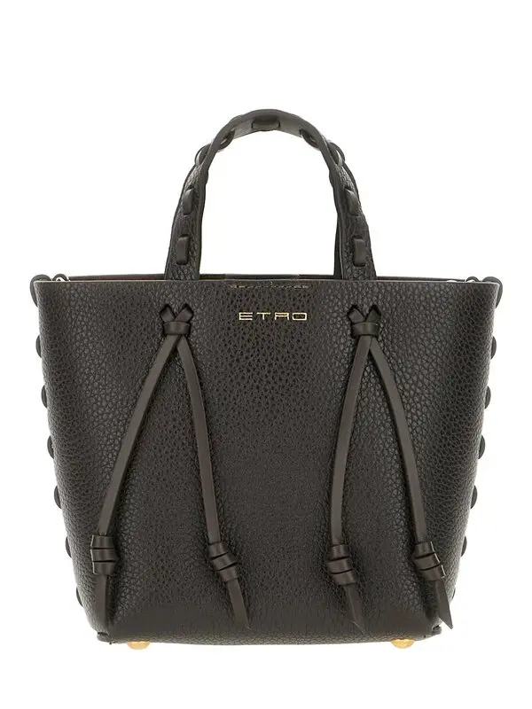 Etro Leather Tote Handbag - Multicolor