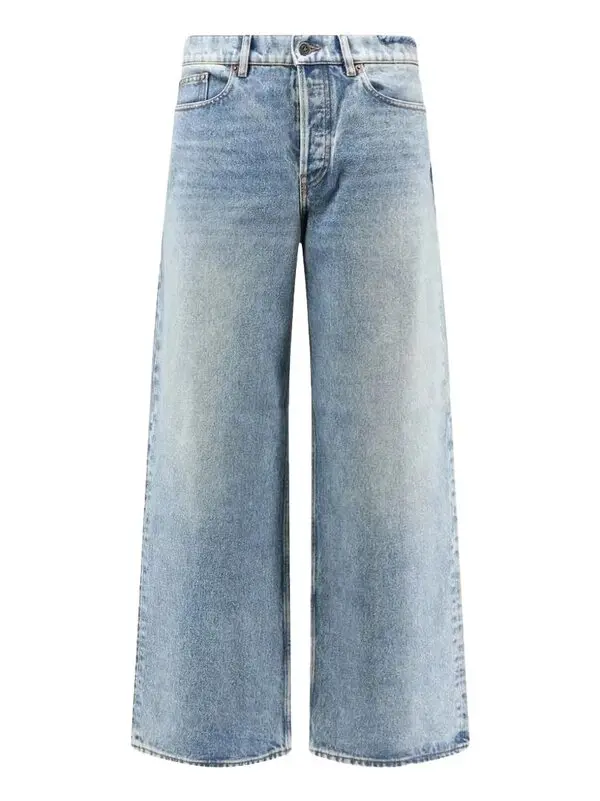 GOLDEN GOOSE Wide Leg Jeans - Multicolor