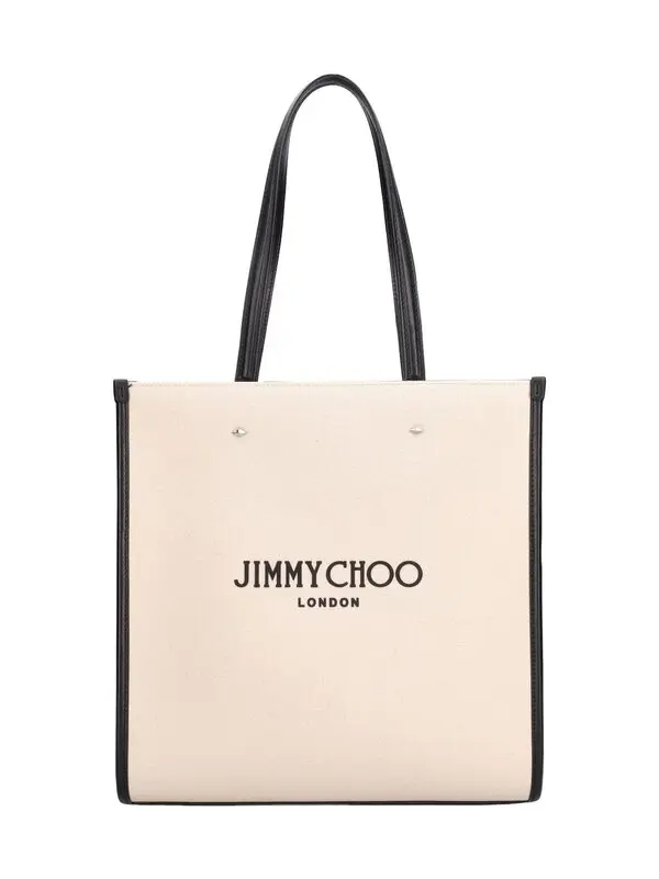 JIMMY CHOO Medium Tote Bag - Cream