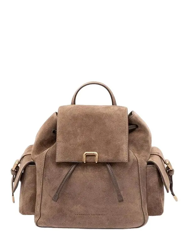 Brunello Cucinelli Leather Backpack - Multicolor