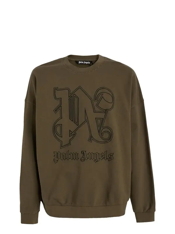 Palm Angels Graphic Crewneck Sweatshirt - Multicolor