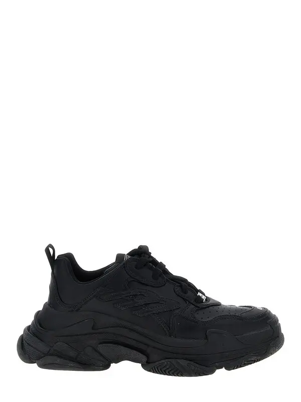 Balenciaga Triple S Sporty Sneakers - Black