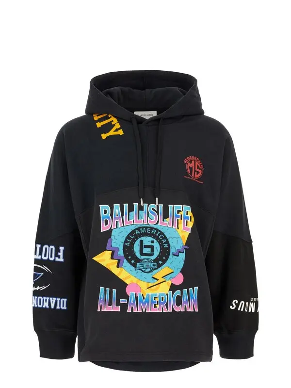 MARINE SERRE Graphic Hooded Sweatshirt - Multicolor
