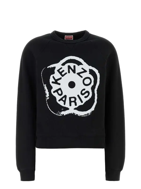 Kenzo Cotton Sweatshirt - Black