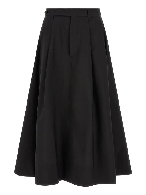 Brunello Cucinelli Midi Skirt - Black