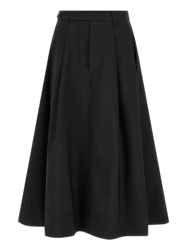 Brunello Cucinelli Midi Skirt - Black