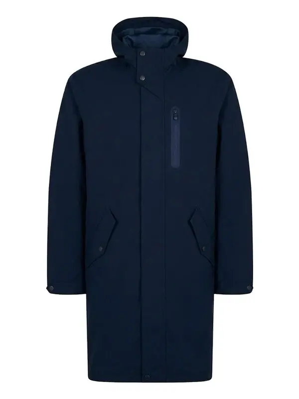 Herno Hooded Rain Coat - Blue