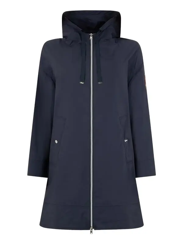 Herno Lightweight Parka Coat - Blue