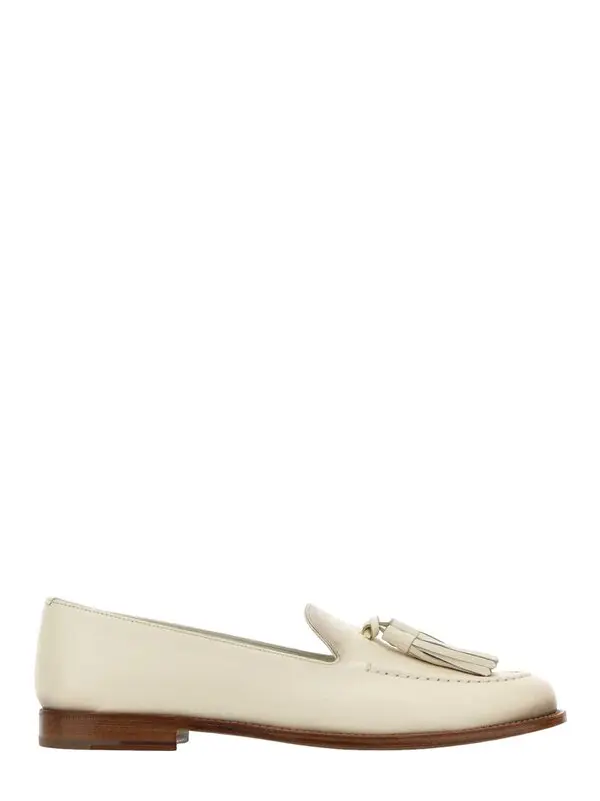 Church's Ivory Leather Renee Loafers - White
