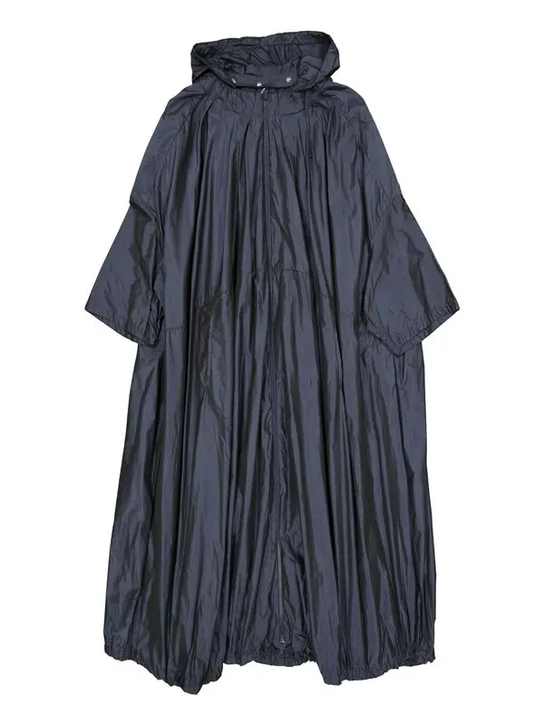 Herno Oversized Hooded Coat - Blue