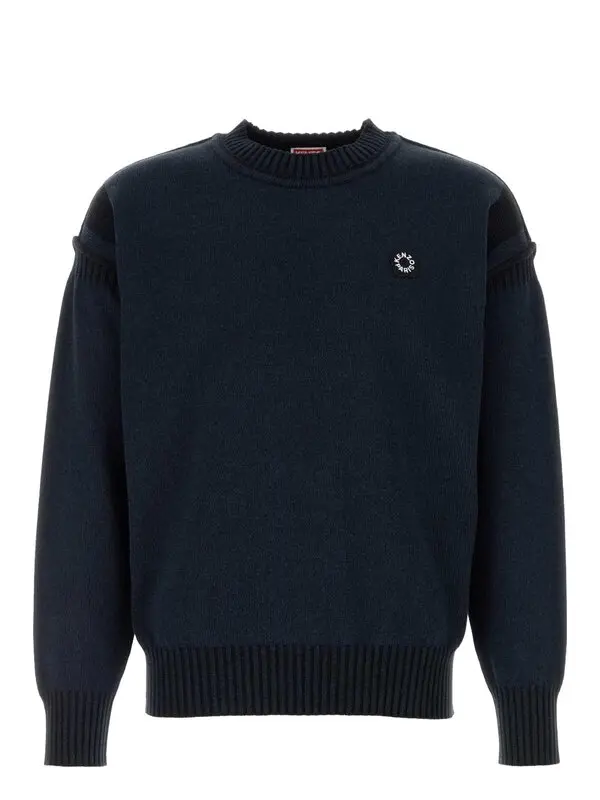 Kenzo Cotton Blend Sweater - Blue