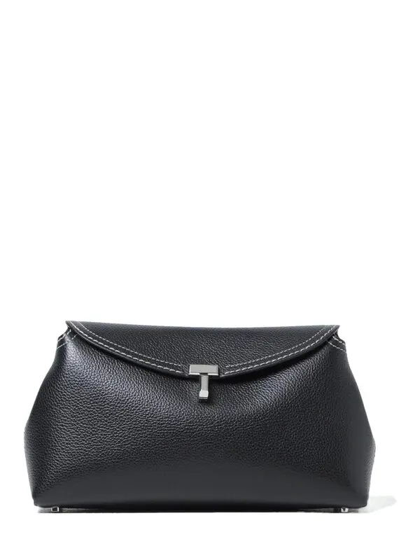 TOTEME T-lock Clutch Bag - Black