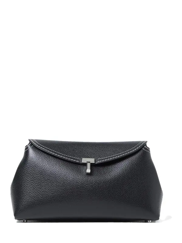TOTEME T-lock Clutch Bag - Black