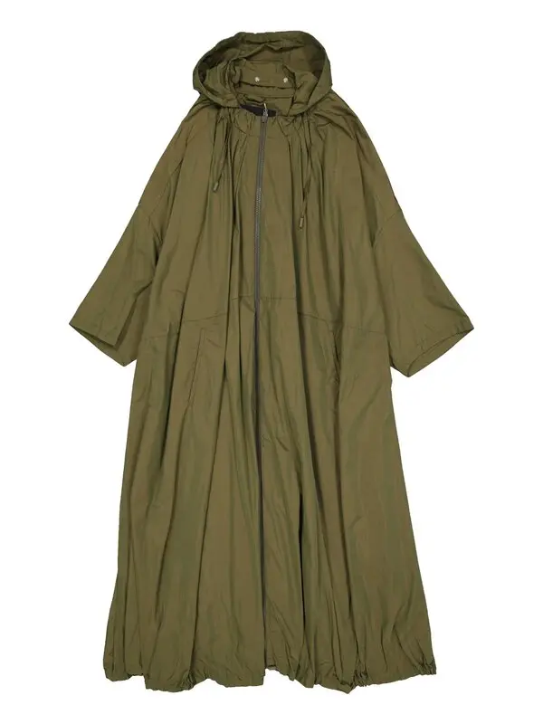 Herno Oversized Hooded Coat - Green