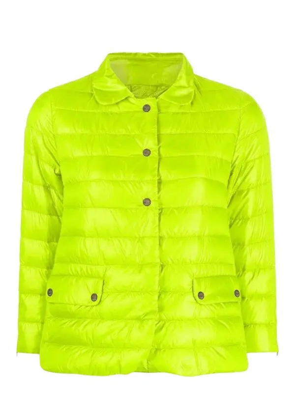 Herno Cropped Down Jacket - Green