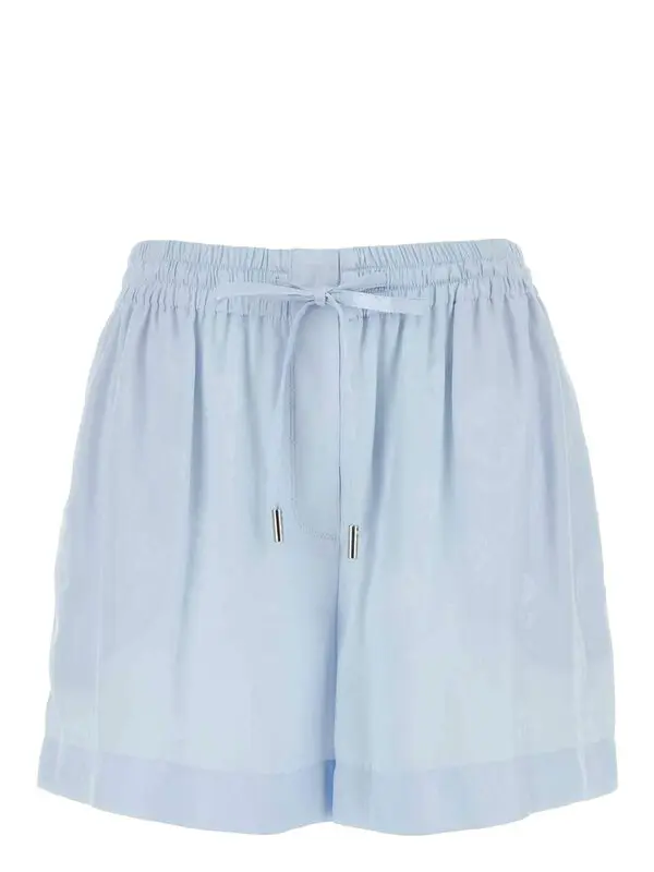 Alexander McQueen Pastel Light- Jacquard Shorts - Blue