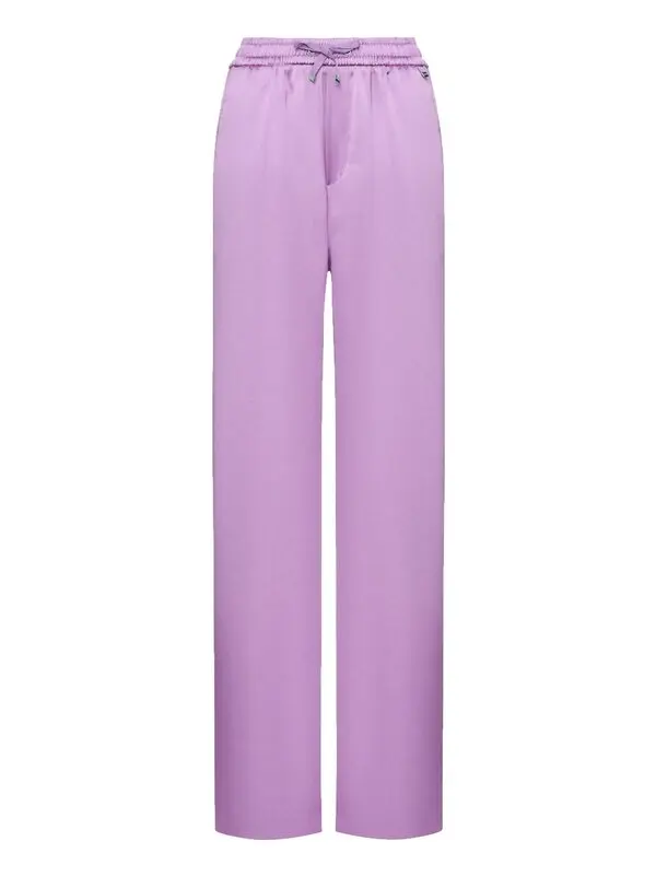 Herno High-waist Palazzo Pants - Purple