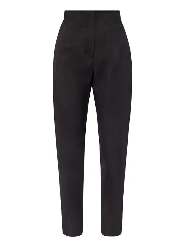 Alaïa Wool Trousers - Black