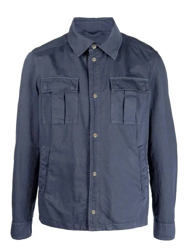 Herno Chest-pockets Shirt - Blue