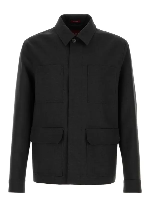 Gucci Charcoal Wool Jacket - Gray