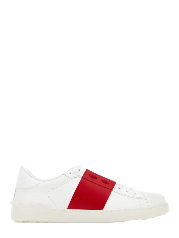 Valentino Garavani Leather Open Sneakers - White