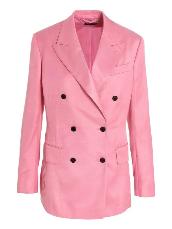 TOM FORD Double-breasted Blazer - Pink