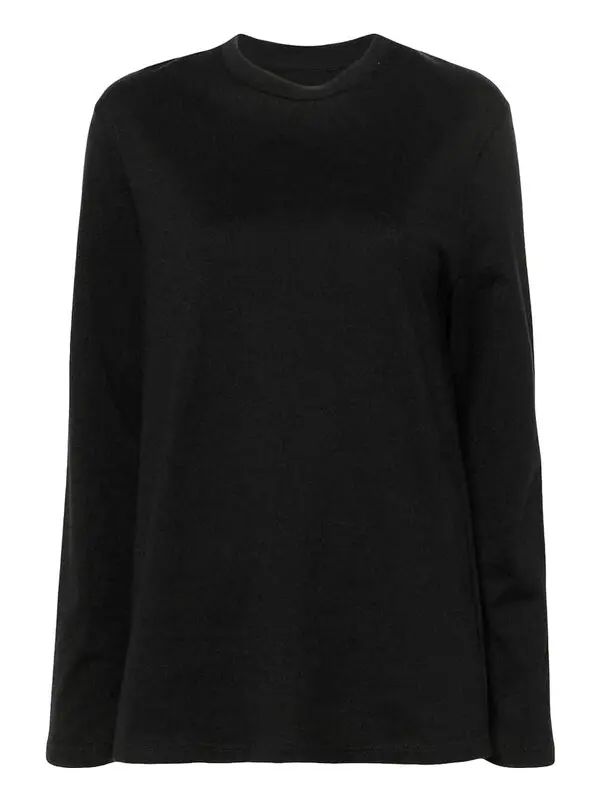 JIL SANDER Long Sleeved T-shirt - Black