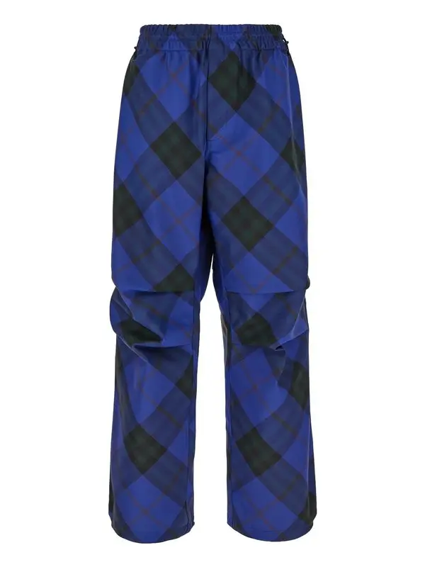 Burberry Checked Trousers - Multicolor