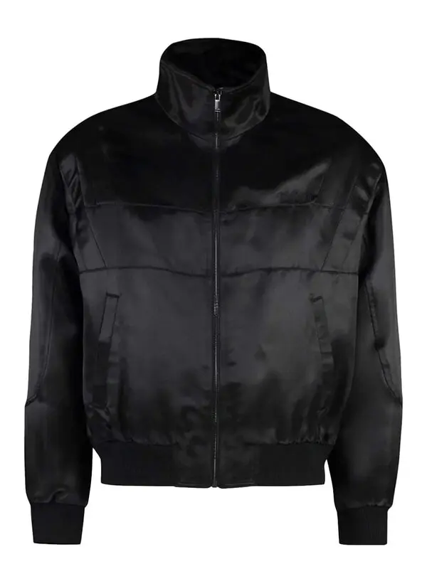 Saint Laurent Teddy Full Zip Jacket - Black