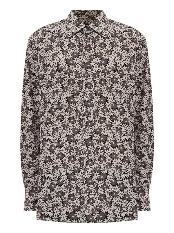 TOM FORD Floral Shirt - Green