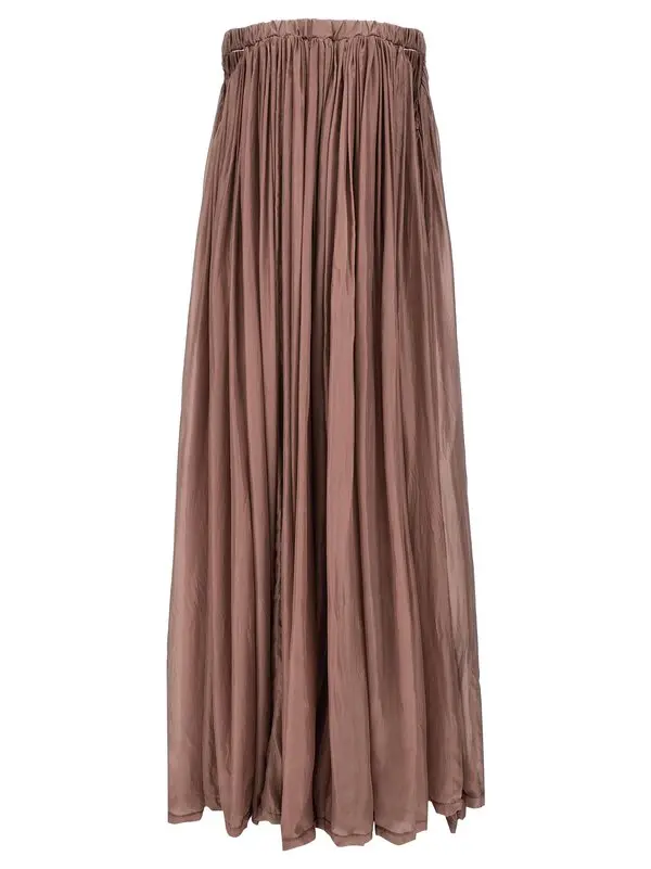 Rick Owens Silk Maxi Dress - Pink