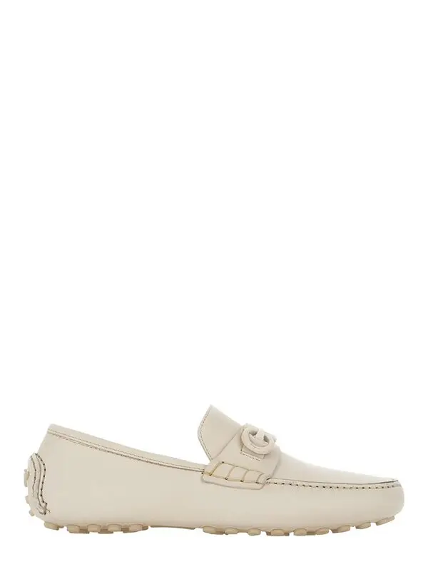 FERRAGAMO Leather Loafers - Multicolor