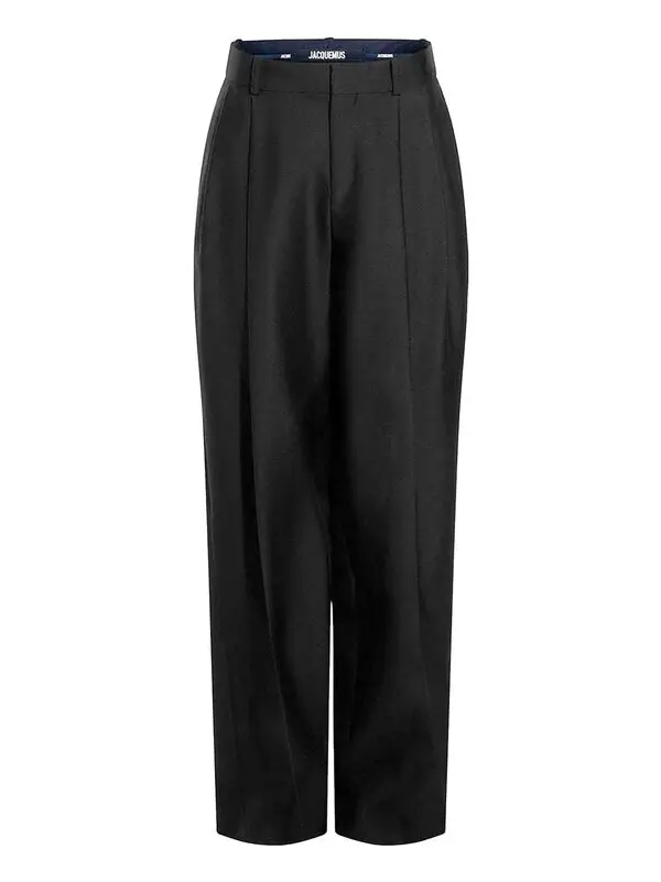 Jacquemus Curzio Flared Pants - Black
