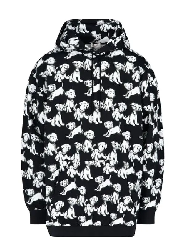 Celine Hooded Sweatshirt - Black