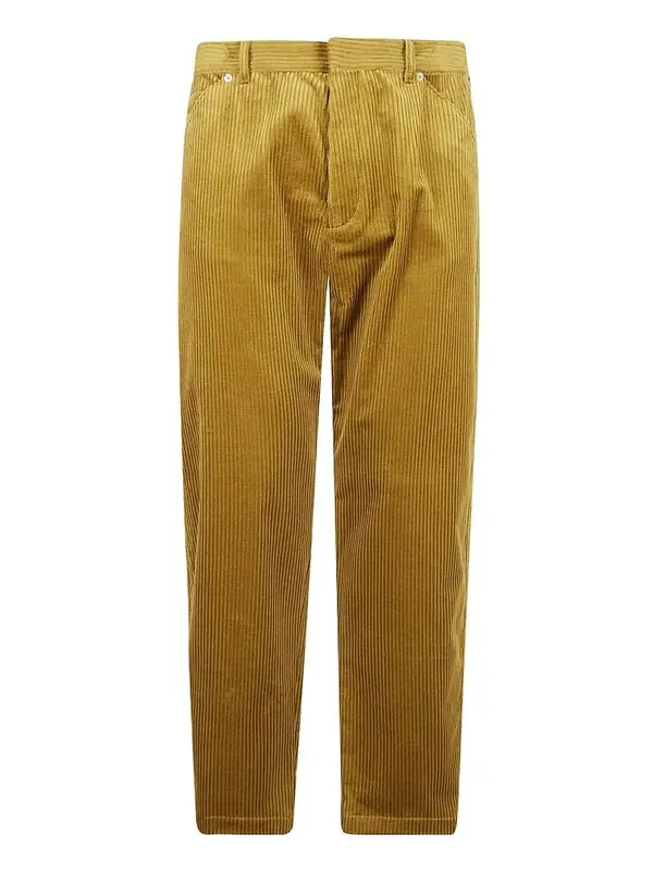 Prada Pinwale Corduroy Trousers - Yellow