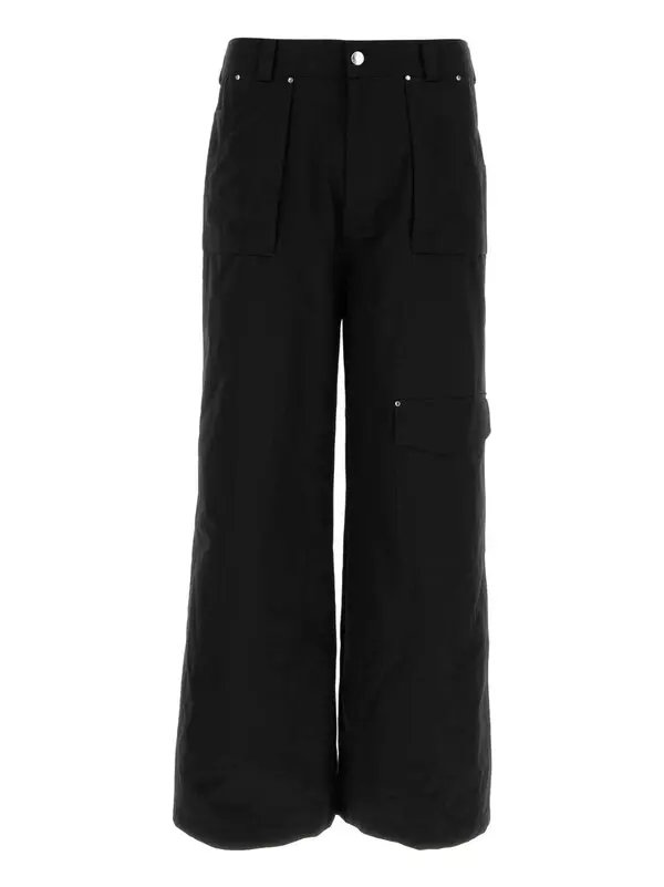 Alexander McQueen Cotton Cargo Pant - Black