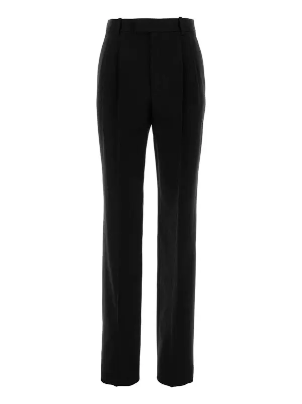 Saint Laurent Wool Pant - Black