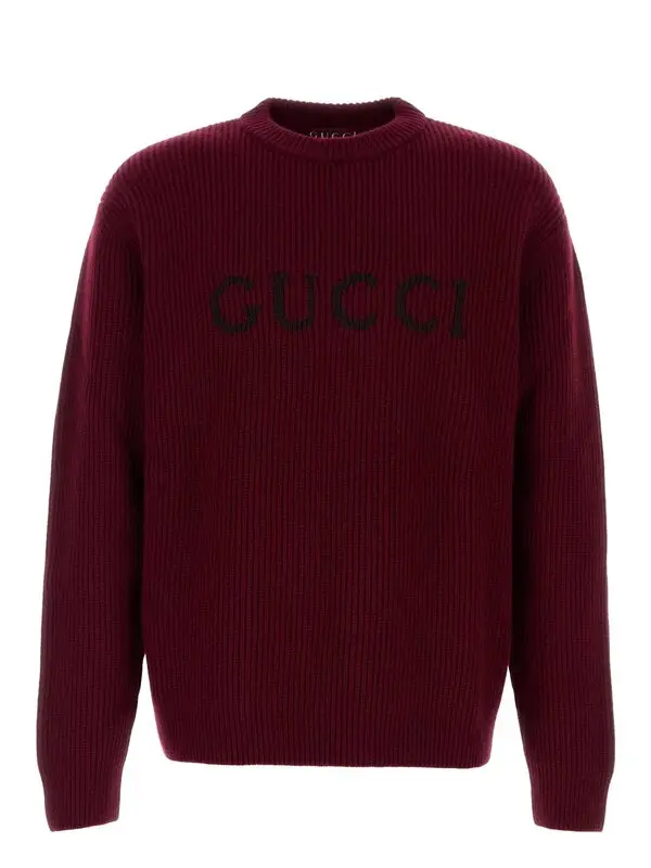 Gucci Wool Blend Sweater - Red