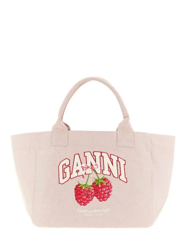 GANNI Shopping Bag - Pink