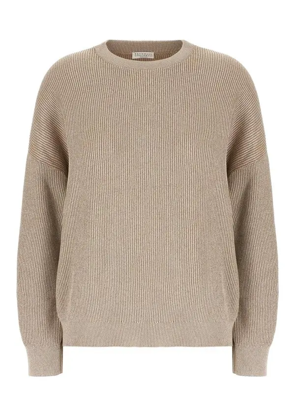 Brunello Cucinelli Ribbed Knit Pullover - Multicolor