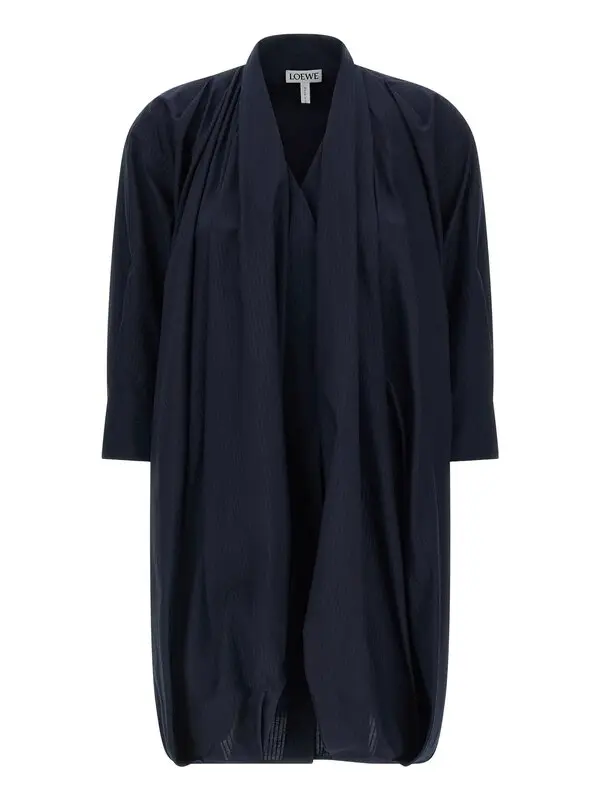 Loewe Draped Dress - Blue