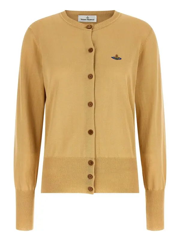 VIVIENNE WESTWOOD Bea Cotton Cardigan - Cream