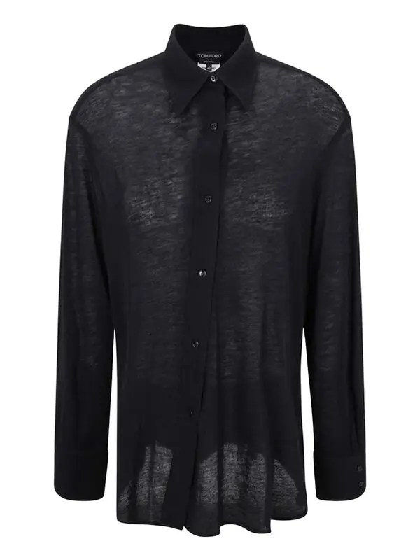 TOM FORD Cashmere Shirt - Black