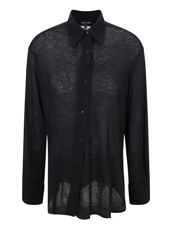 TOM FORD Cashmere Shirt - Black