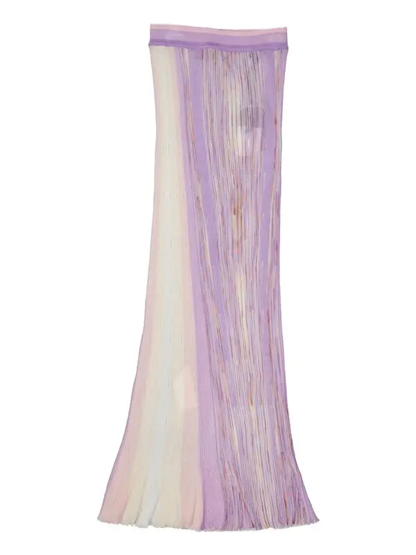 Missoni Elastic Maxi Skirt - Purple