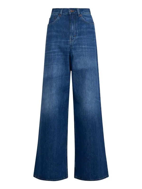 Chloé Wide-leg Denim Jeans - Multicolor