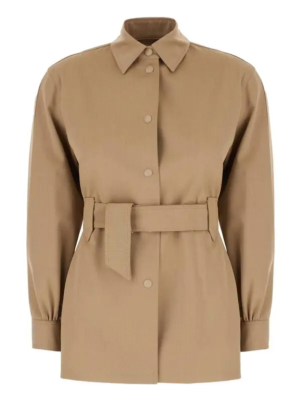 Max Mara Belted Shirt - Multicolor